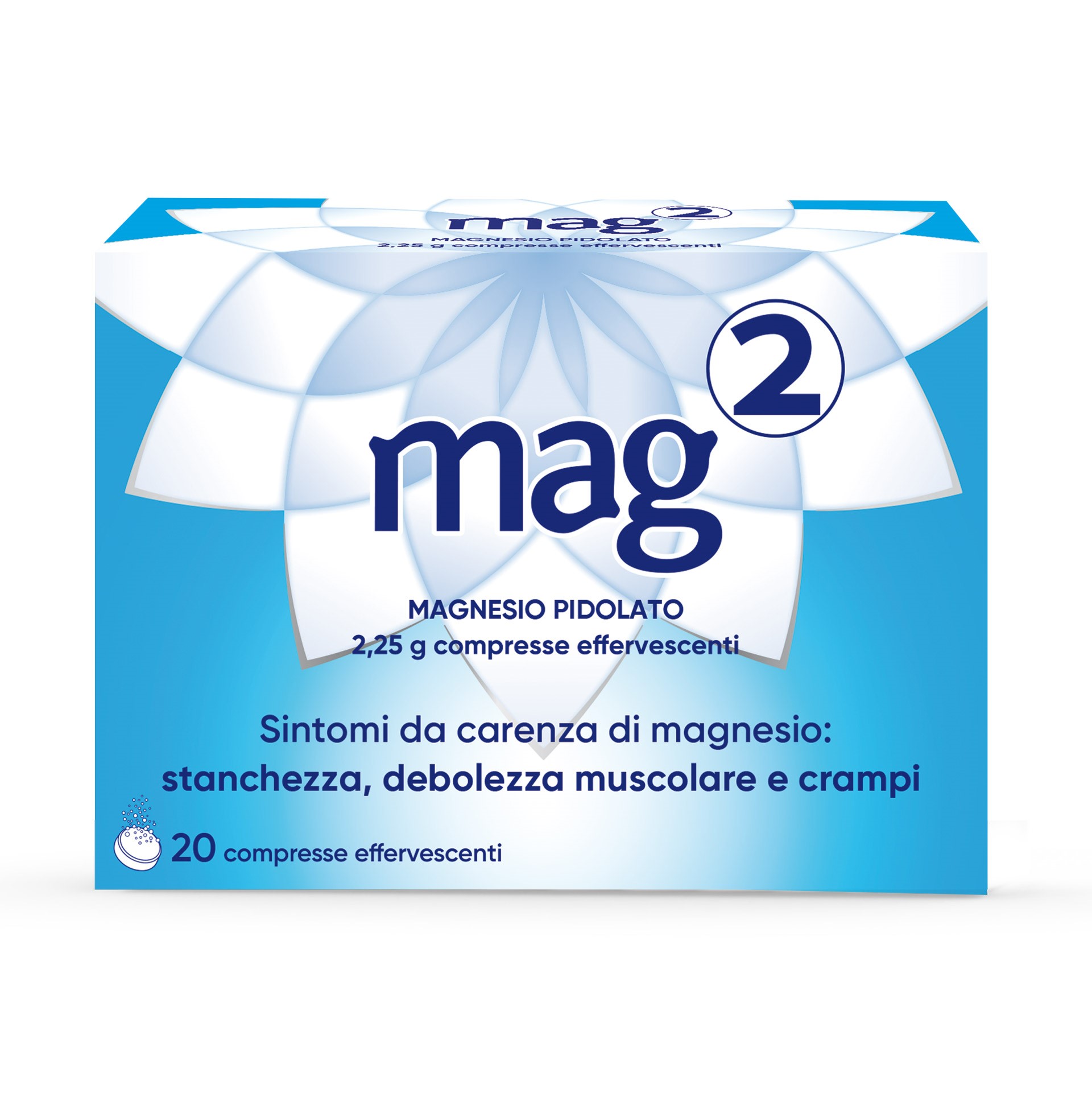 Mag 2 Magnesio Pidolato Per Stanchezza E Debolezza Muscolare 20 ...