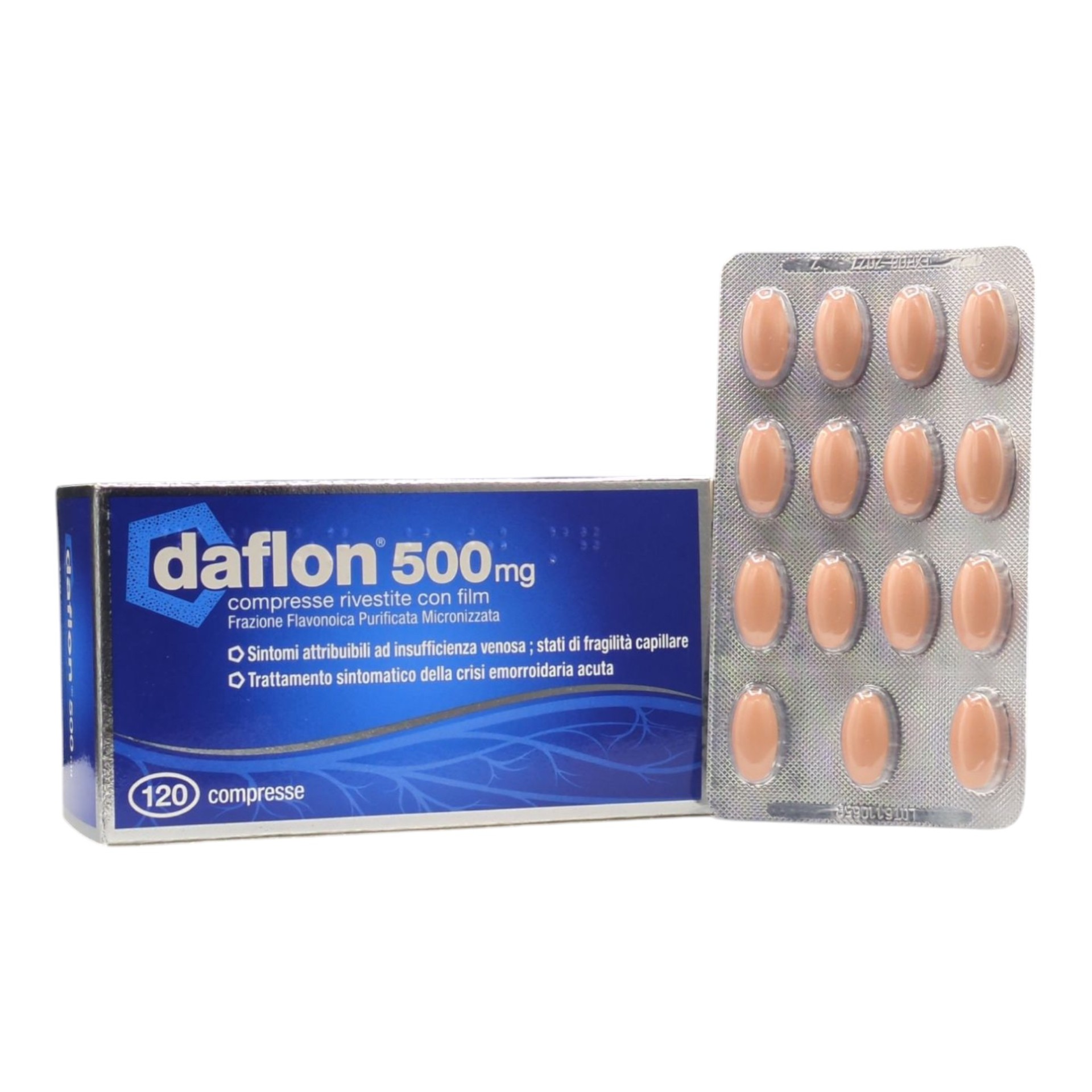Daflon 500mg 120 Compresse Rivestite - Top Farmacia