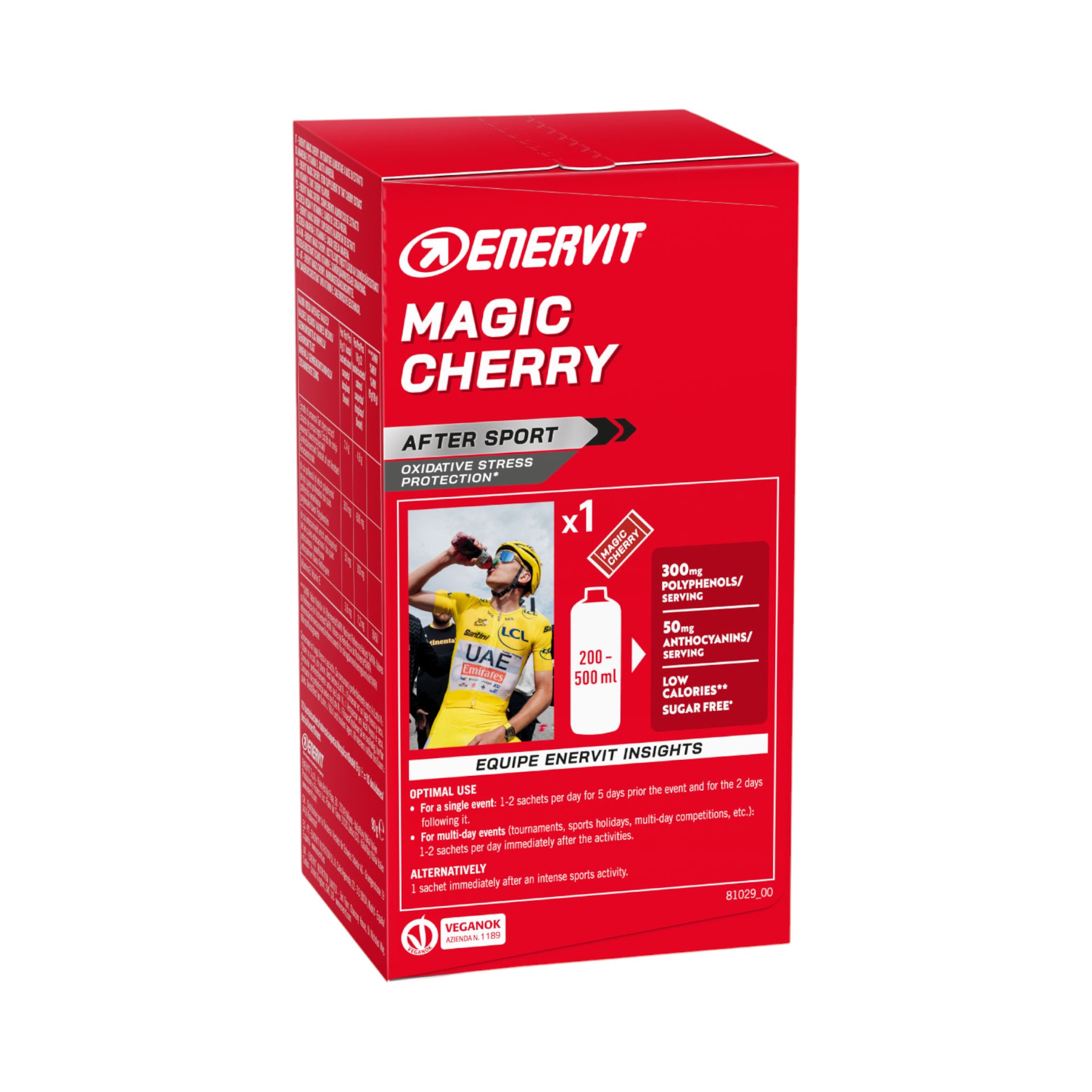 Enervit Sport Magic Cherry Integratore Energia Gusto Ciliegia 10 ...