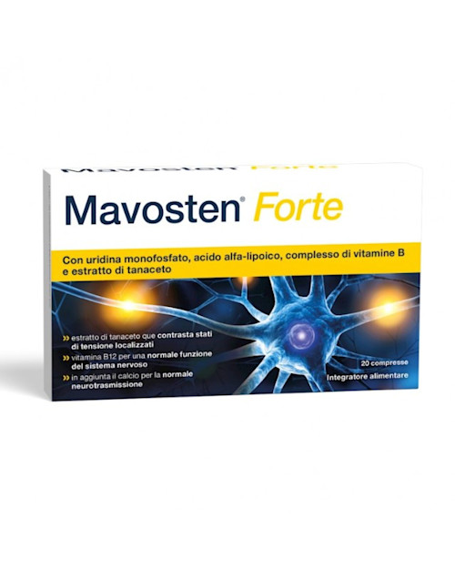 Mavosten Forte 20 Compresse, Integratore per il Supporto del Sistema ...
