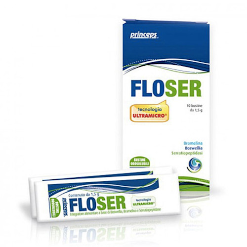 Floser Integratore Infiammazione 10 Buste, Boswellia e Bromelina per la ...