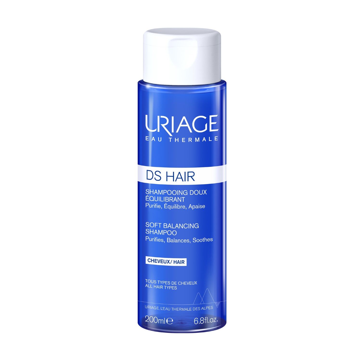 Uriage DS Hair Shampoo Delicato Riequilibrante 200 ml, Purificante per ...