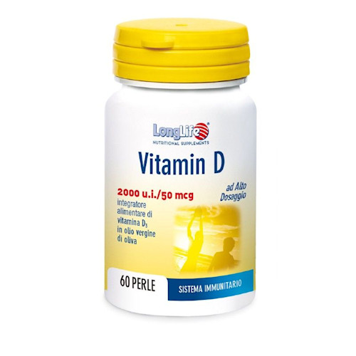 Longlife Integratore Di Vitamina D 2000ui 60 Perle - Top Farmacia
