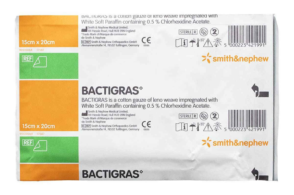 Bactigras Garza Sterile Monouso 15x20cm 10 Pezzi - Top Farmacia