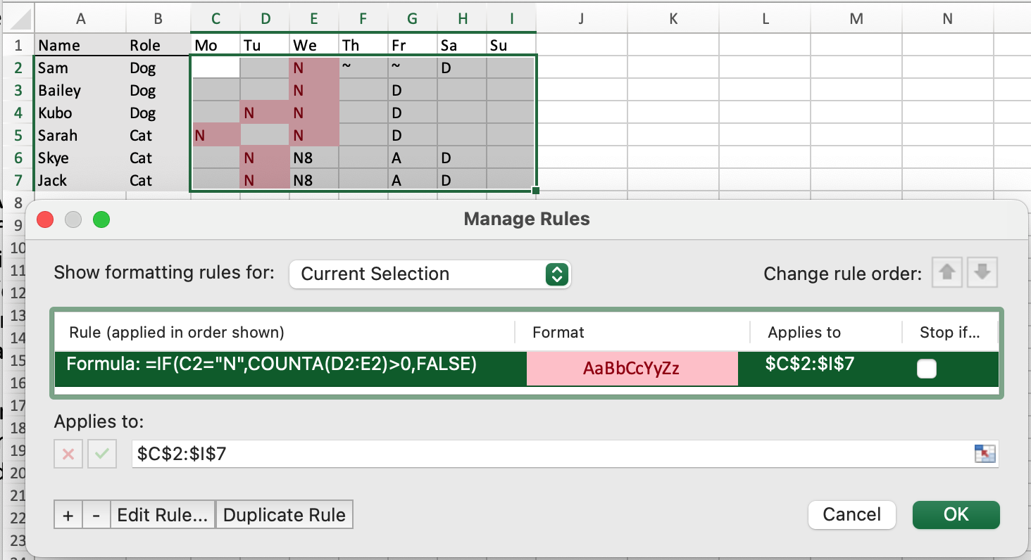 Roster more effectively with Excel Ep2: Sleep Days after Night Shifts