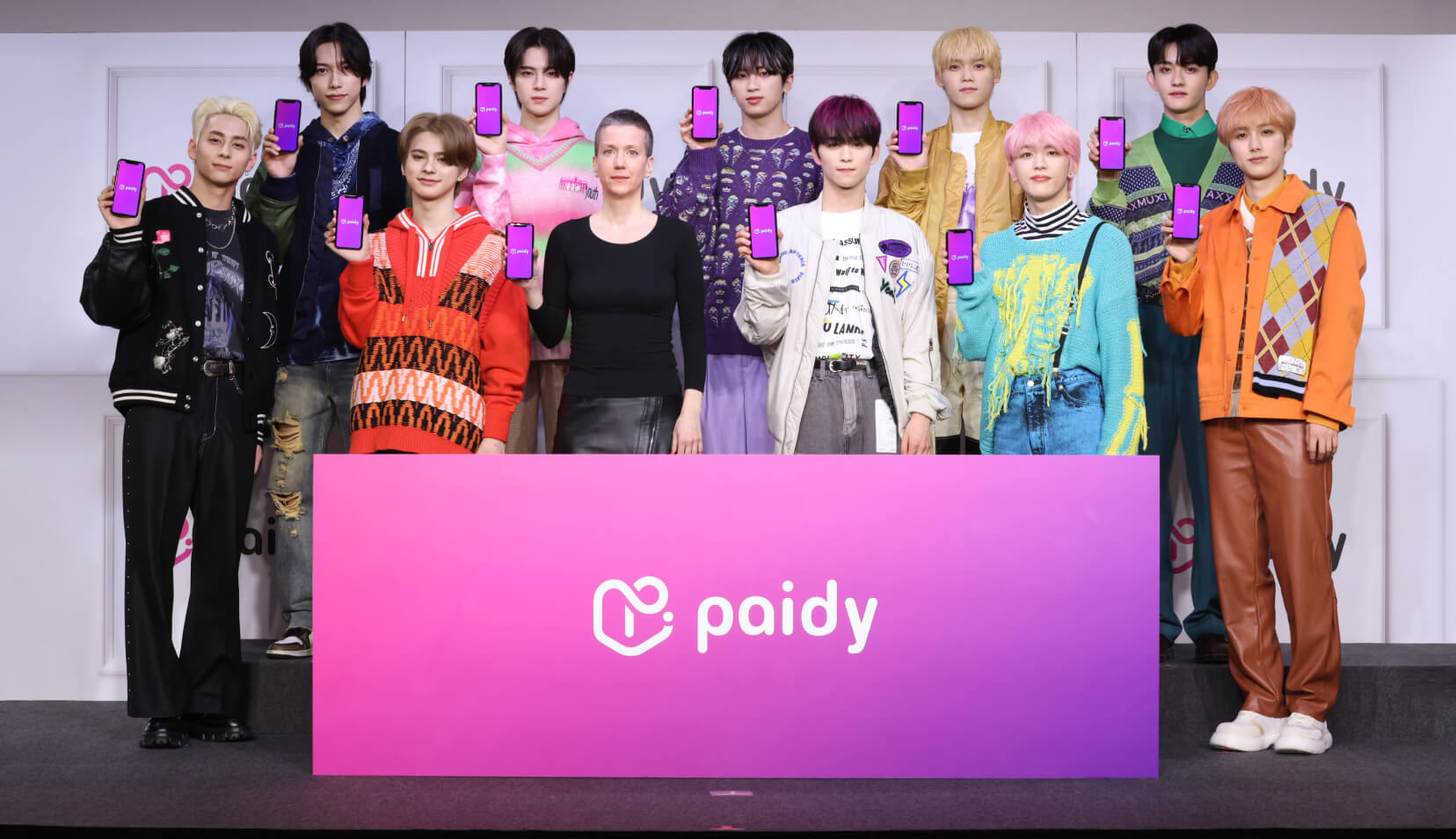 新CMキャラクターINIが登壇！ あなたに自由なあと払い。あと払いサービス「ペイディ」新 CM 発表会を実施