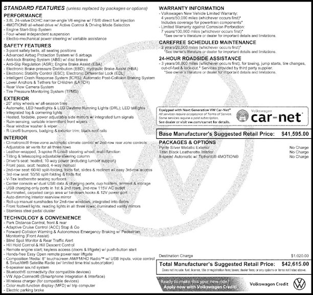 How to Read a Car Monroney Sticker