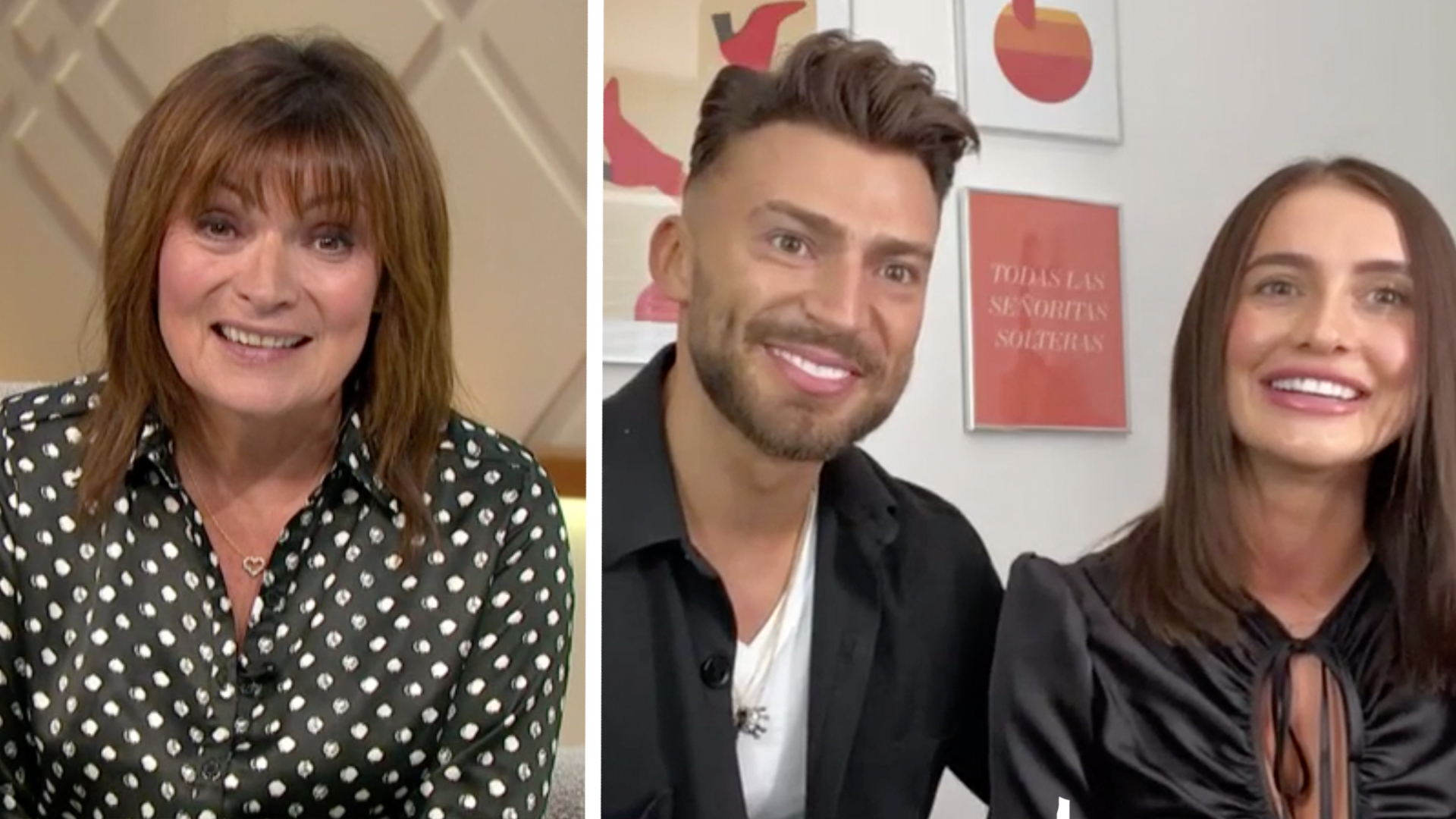Lorraine gives Jake Quickenden and Sophie Church important advice as ...