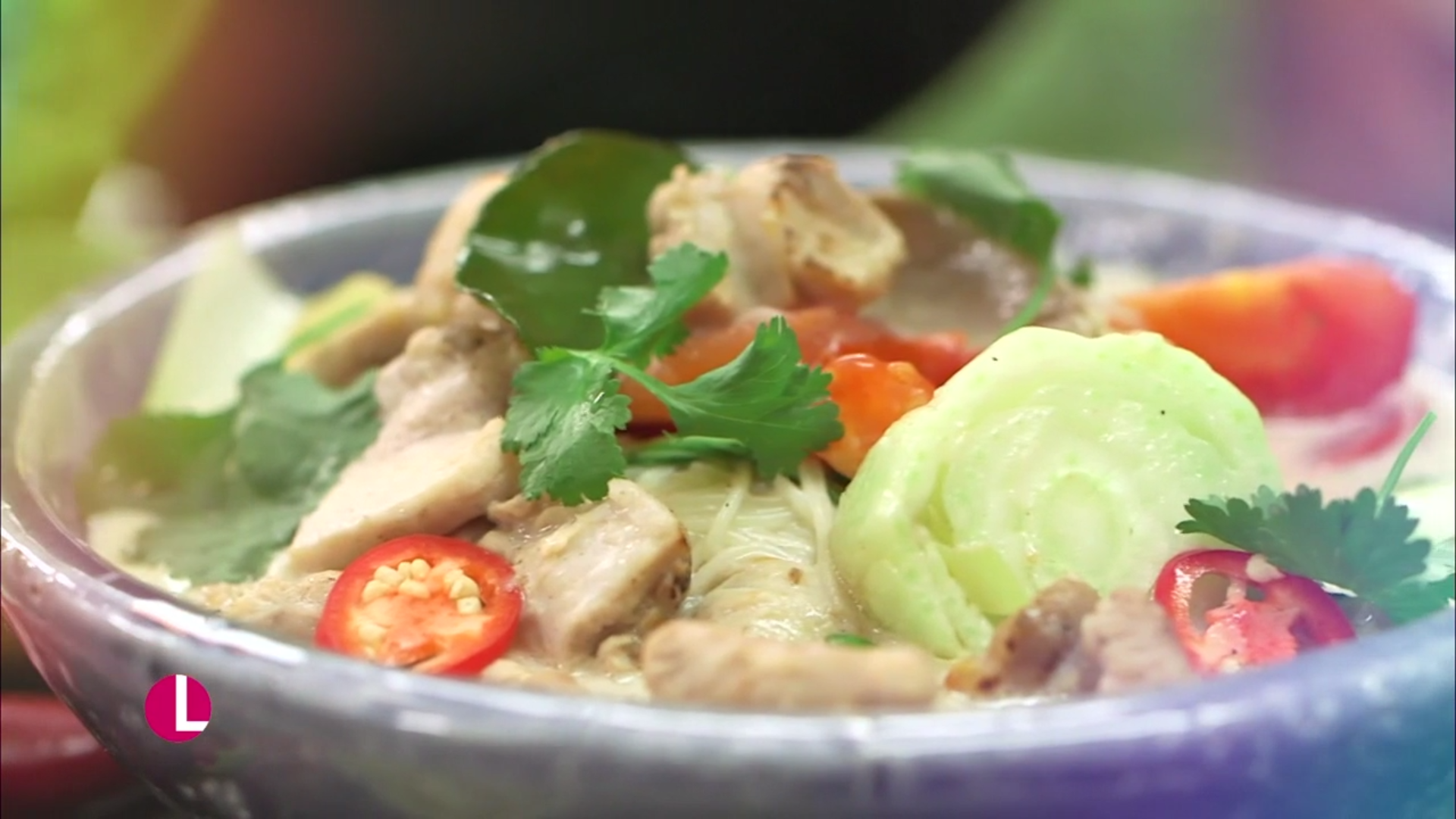 Ching's Thai-inspired chicken coconut noodle broth | Lorraine