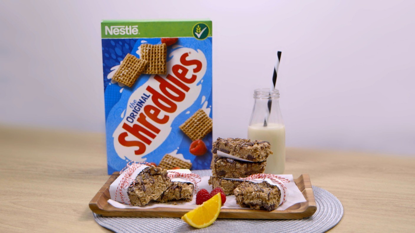 Shreddies Peanut Butter Breakfast Bars | Lorraine