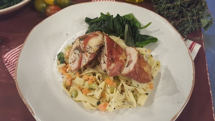 James Tanner's Parma ham and chicken tagliatelle | Lorraine