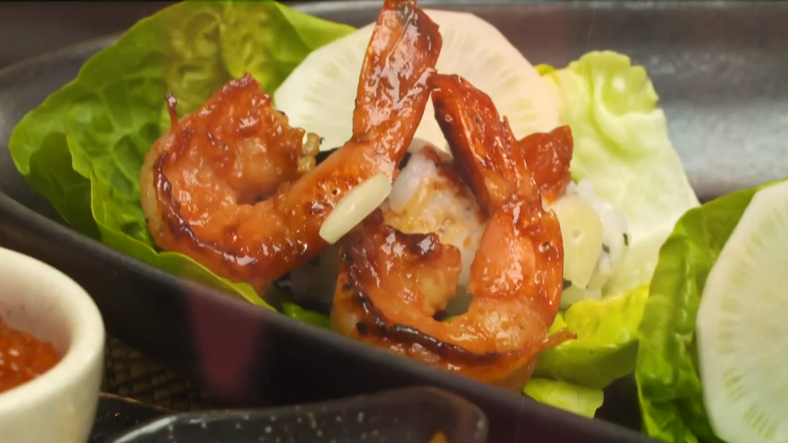Ching-He Huang's Korean prawn BBQ tapas | Lorraine