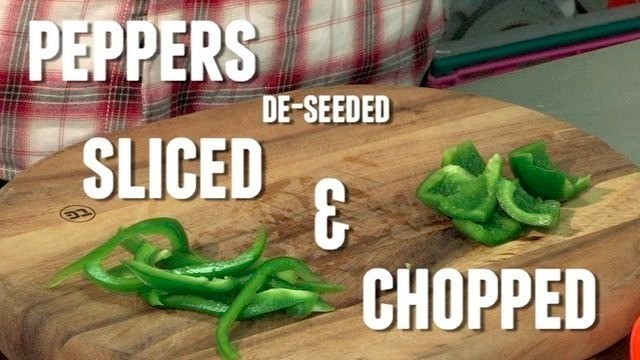 How to deseed and chop peppers | Lorraine