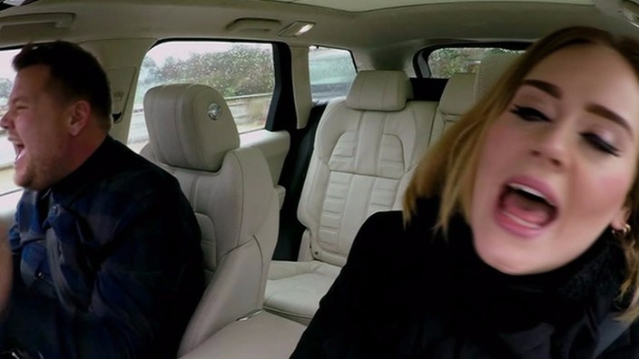 Adele joins James Corden for carpool karaoke | Lorraine