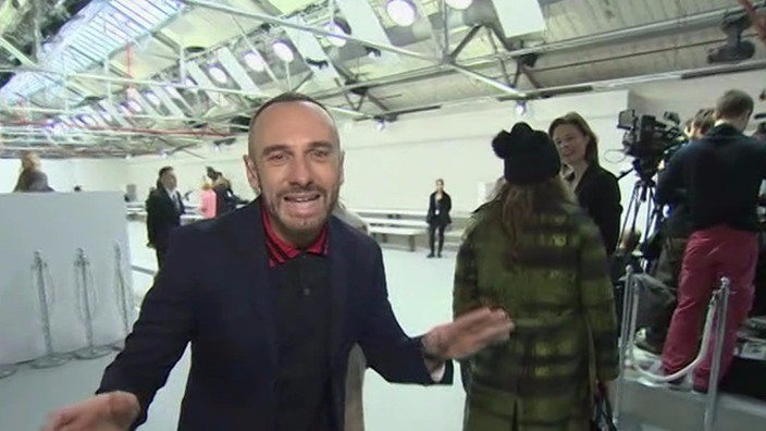 Mark joins us from backstage at London Fashion Week | Lorraine