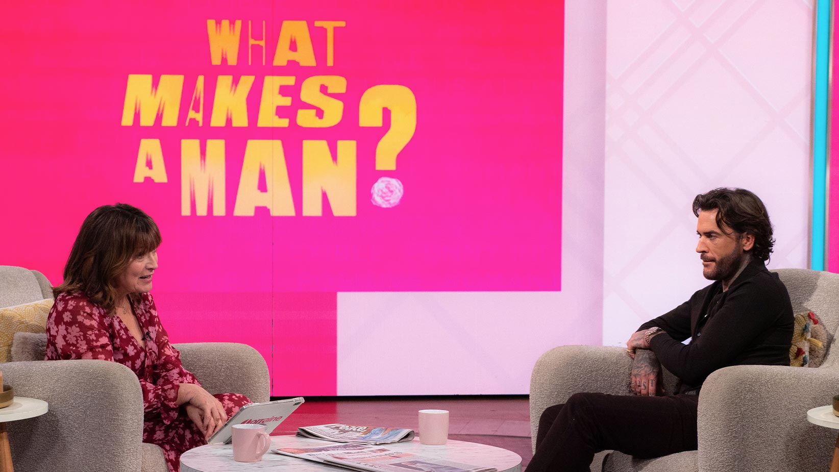 Lorraine's What Makes a Man Camapaign? launched by Pete Wicks | Lorraine