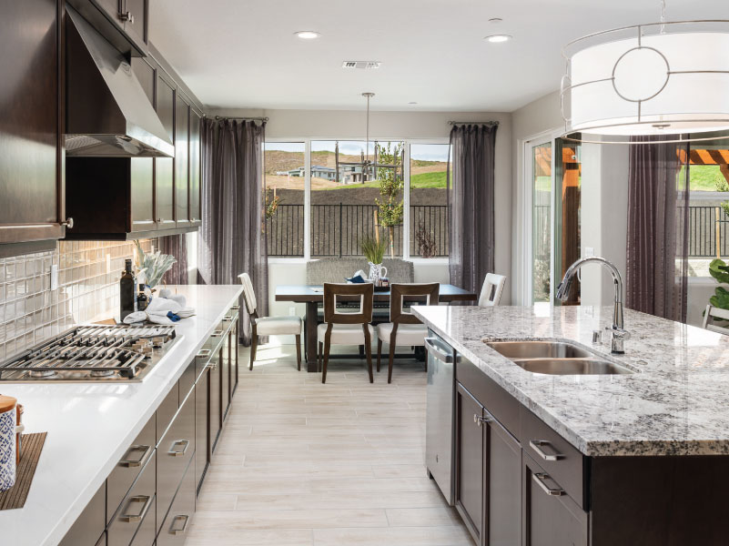 The Mountain Violet in Cottonwood Creek, The Preserve by Woodside Homes