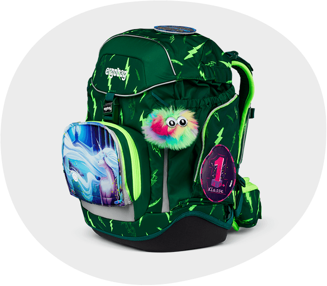 ergobag School Backpack Set Cybear Race