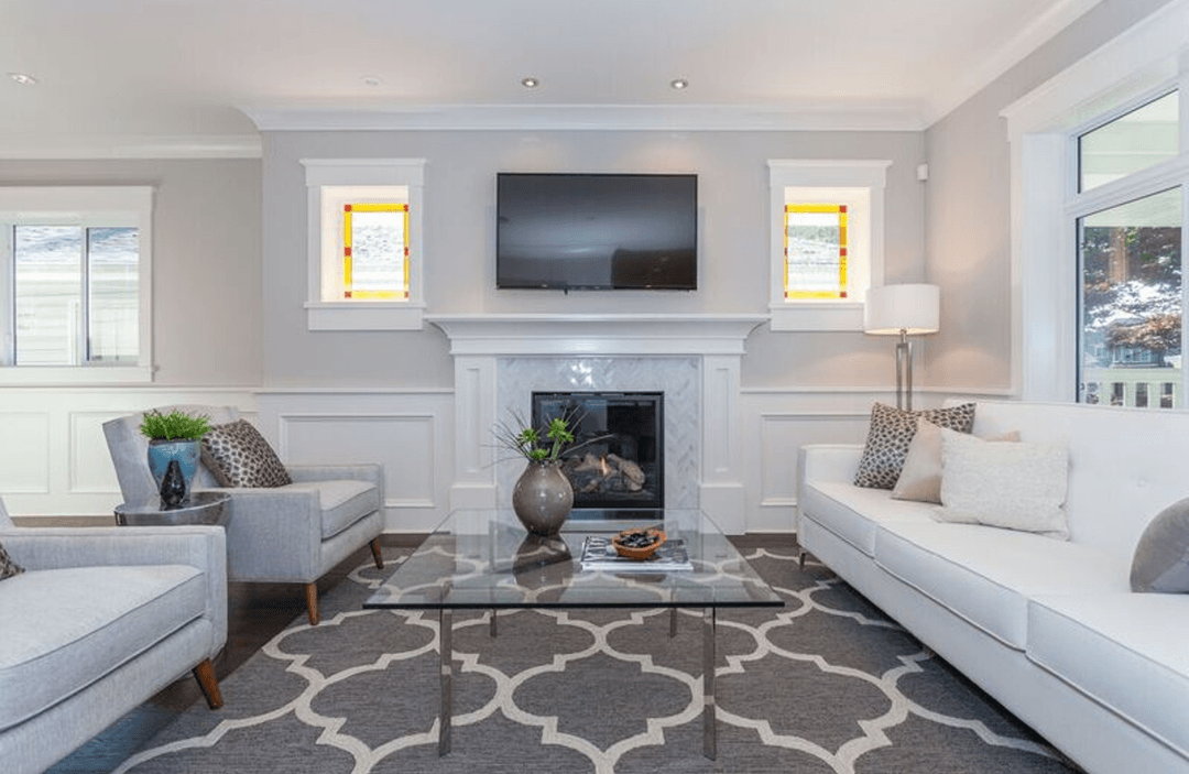 Craftsman Beadboard Fireplace