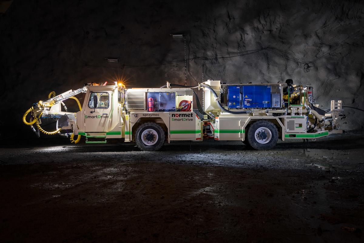 Normet SmartDrive® (BEV) Equipment Offering for underground mining and ...