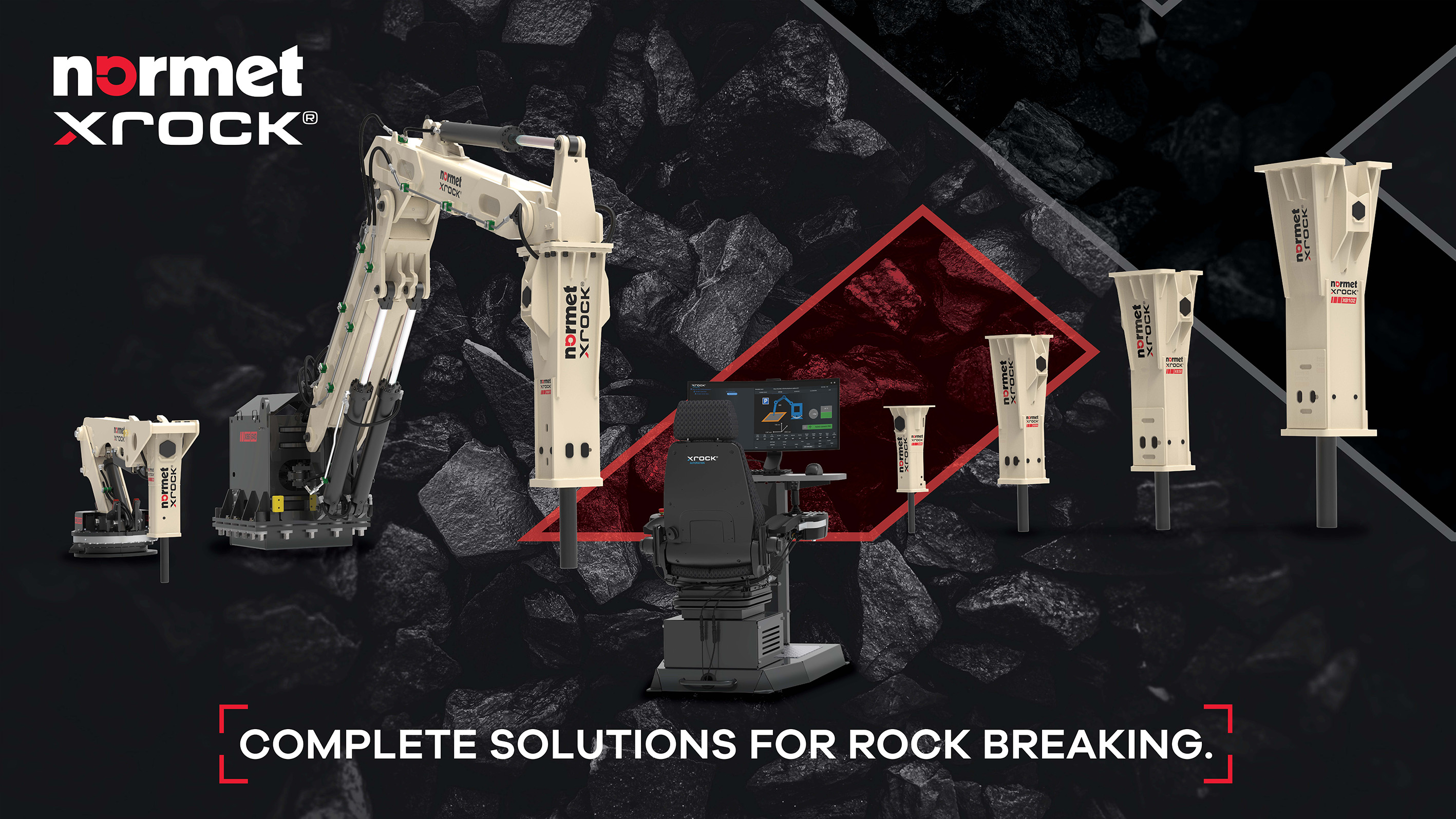 Normet enters into a new market by launching Normet Xrock®, a line of hydraulic breakers ...
