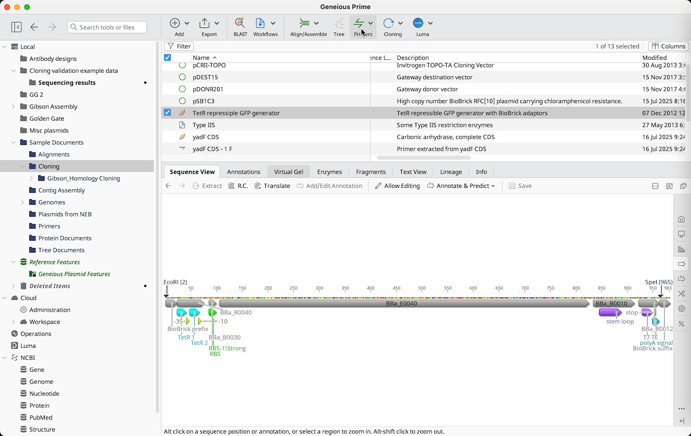 Geneious Prime 2025.2