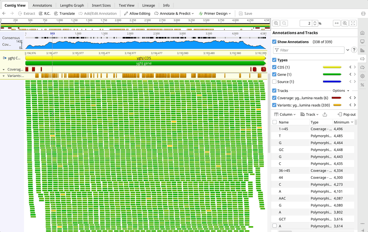 How to Map NGS Reads to a Reference and Call Variants - Geneious