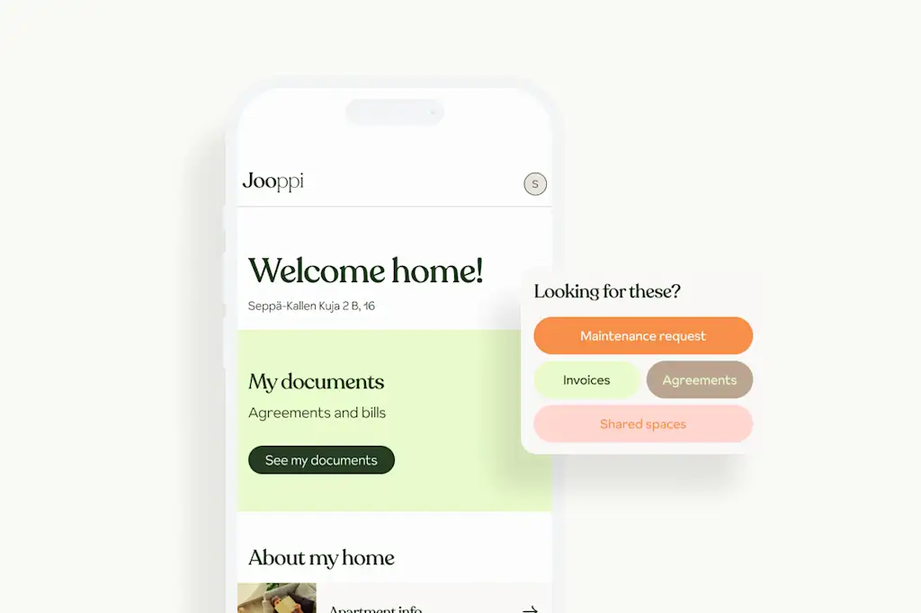 Joo rental apartments residents' pages | Joo