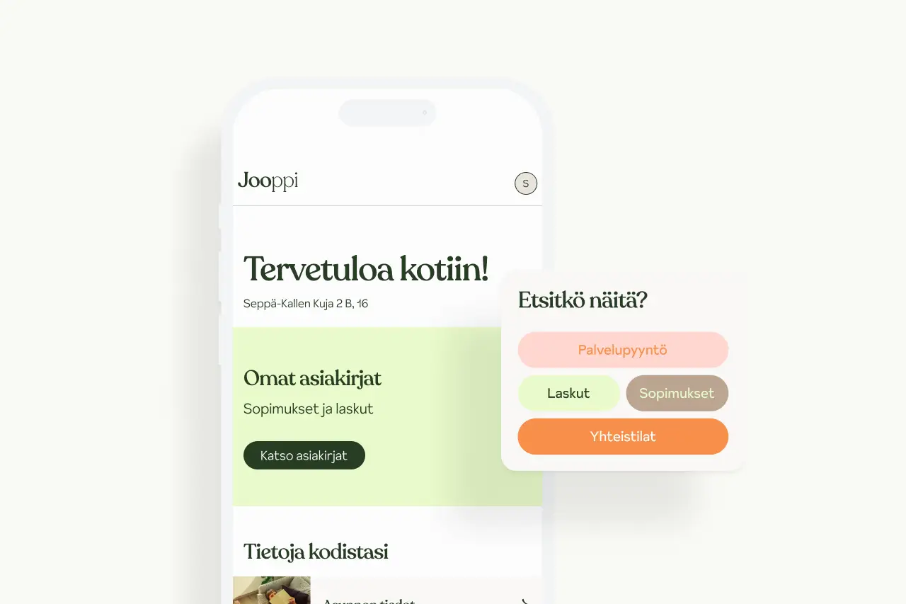 Joo Kotien asukkaille | Joo