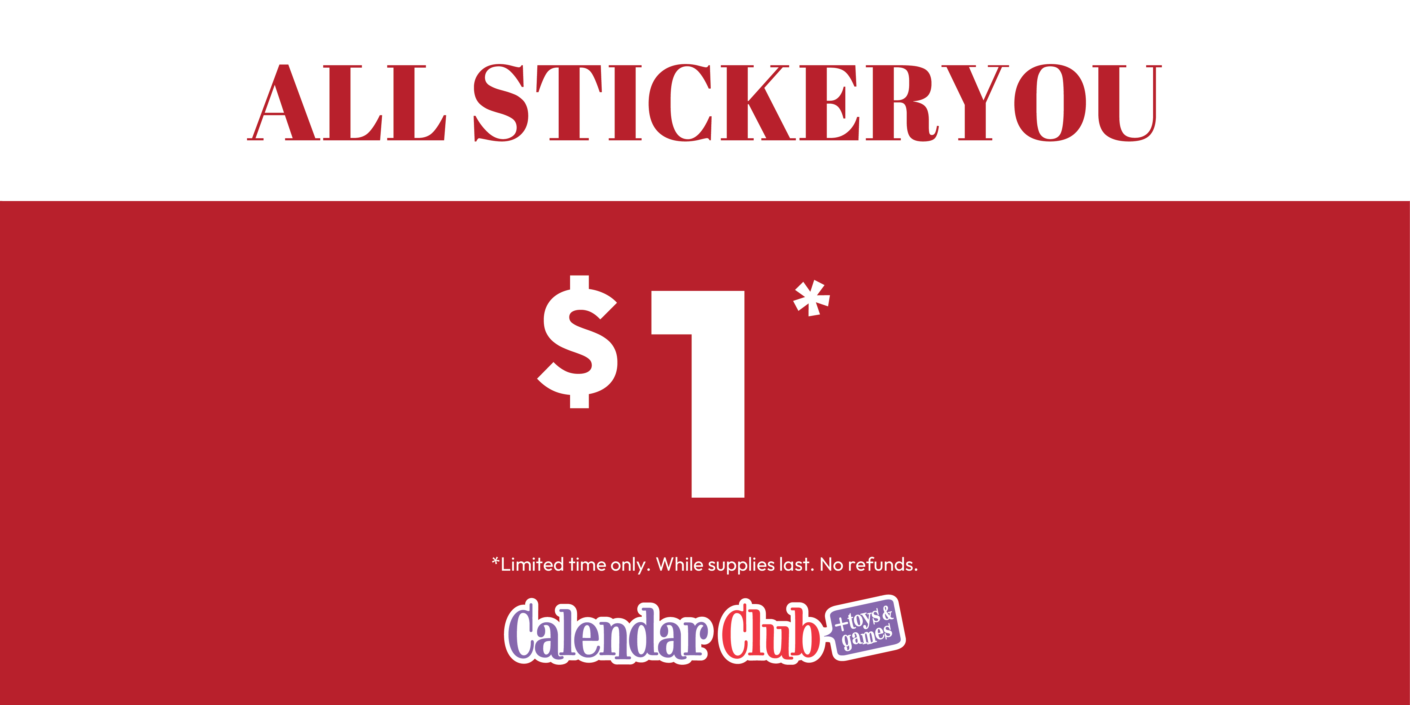 CF Masonville Place | All Sticker You $1