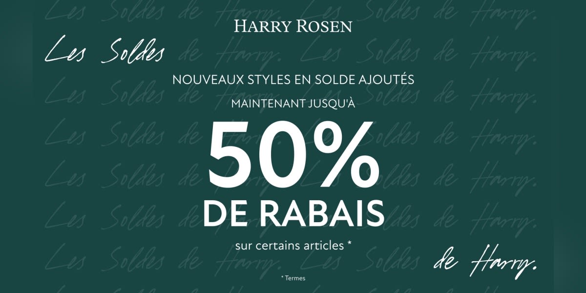 CF Rideau Centre | Jusqu’à 50 % de rabais sur certains styles*