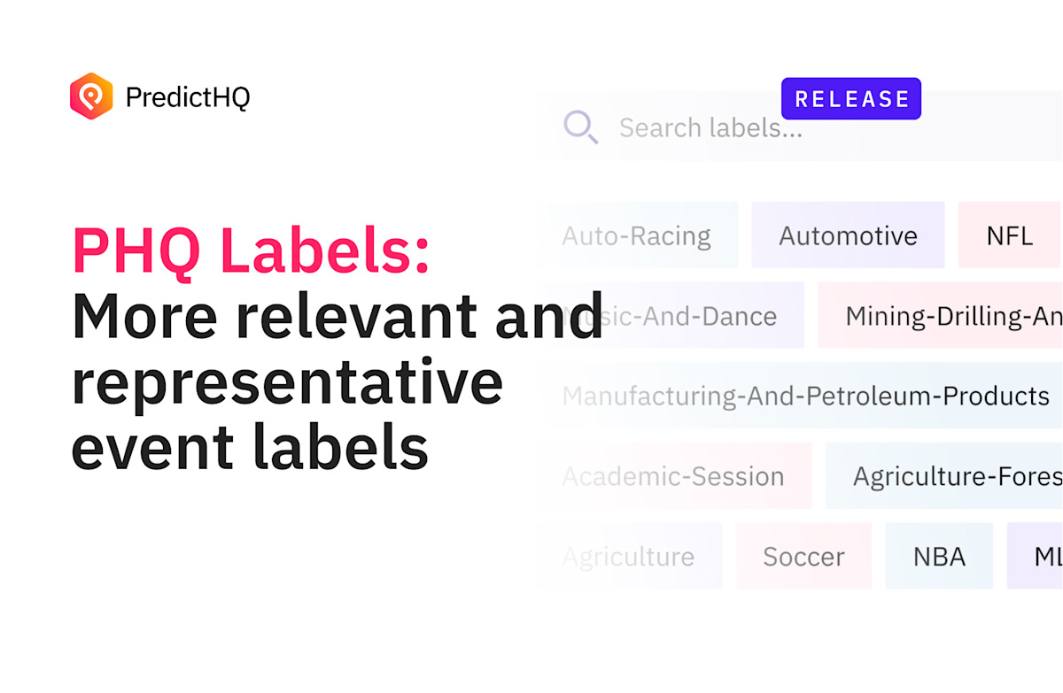 Use PHQ Labels to easily filter your search results - PredictHQ