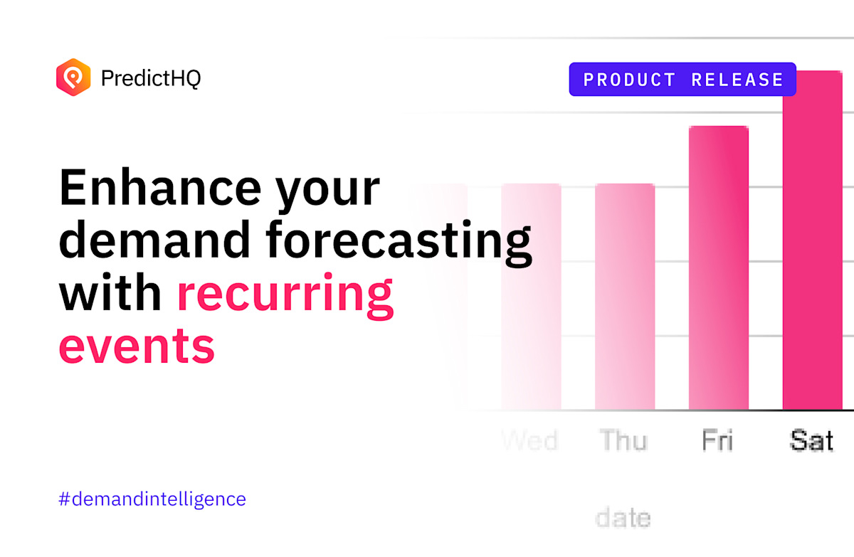 Enhance your demand forecasting with recurring events - PredictHQ