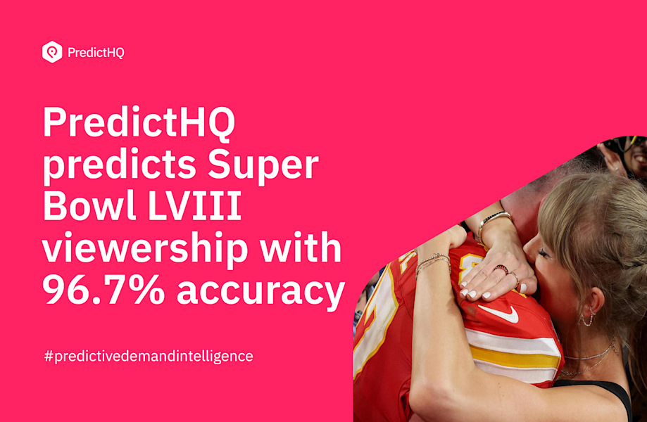 PredictHQ predicts Super Bowl LVIII viewership with 96.7% accuracy - PredictHQ