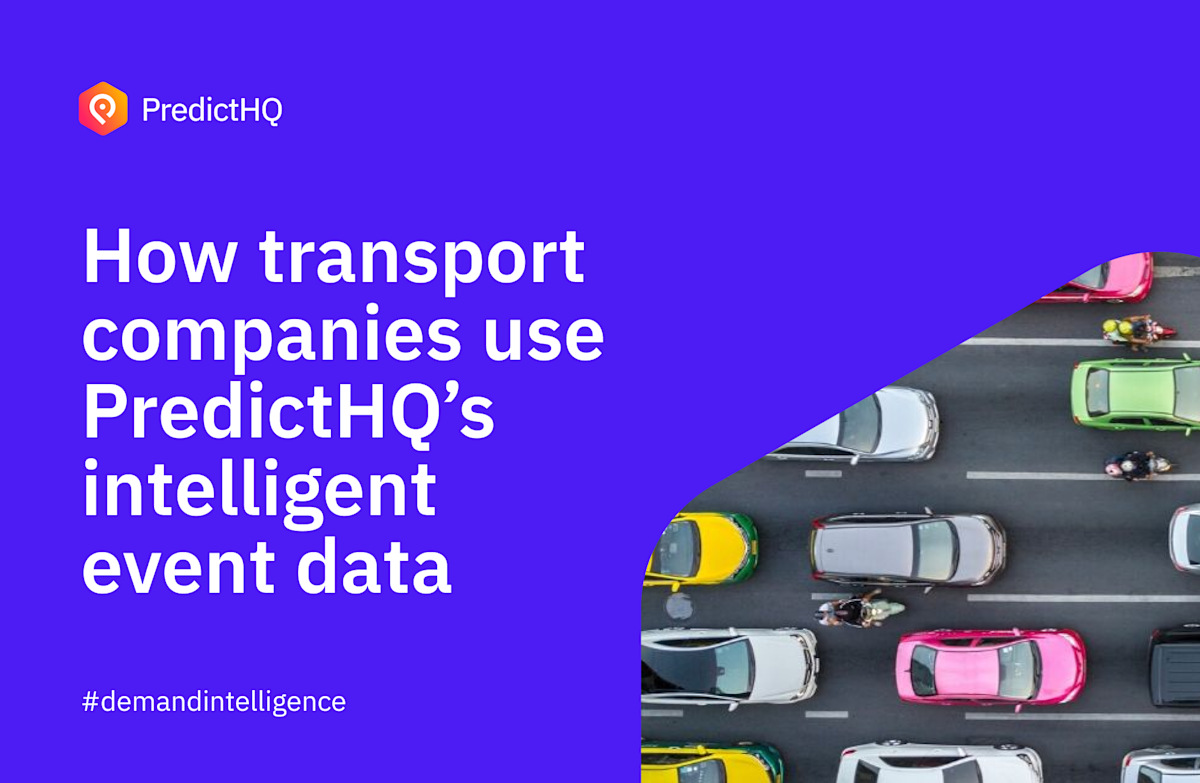 How transportation companies Use PredictHQ’s intelligent event data - PredictHQ