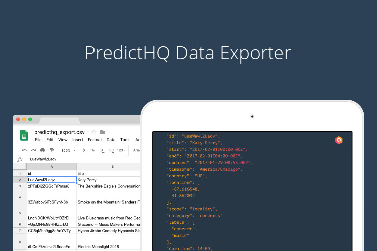 Introducing Data Exporter - PredictHQ