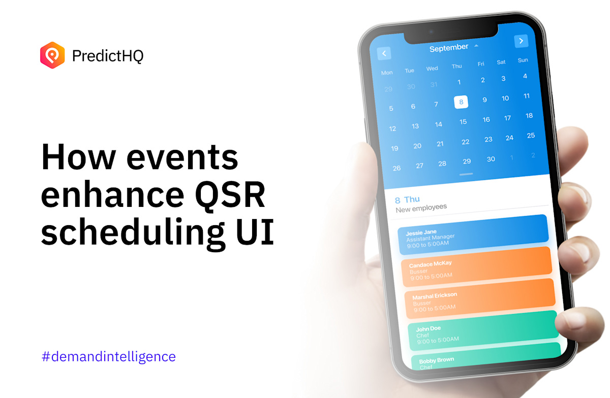 Optimize QSR staff schedules with intelligent event data - PredictHQ