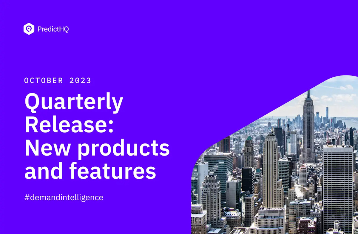 Q4 2023 Product and Feature Release - PredictHQ