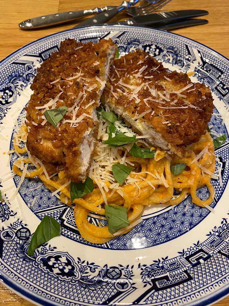 Chicken Milanese Pasta | FoodSlut