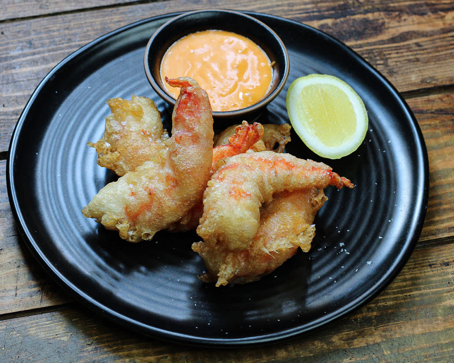 Beer Battered Prawns with Prawn Mayonnaise | FoodSlut