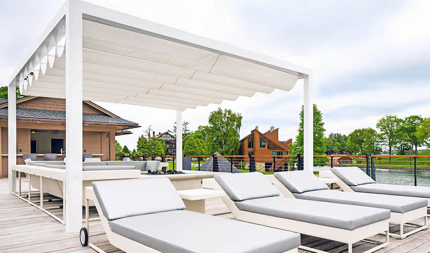 Retractable Shades Dubai | Terrace Retractable Shades