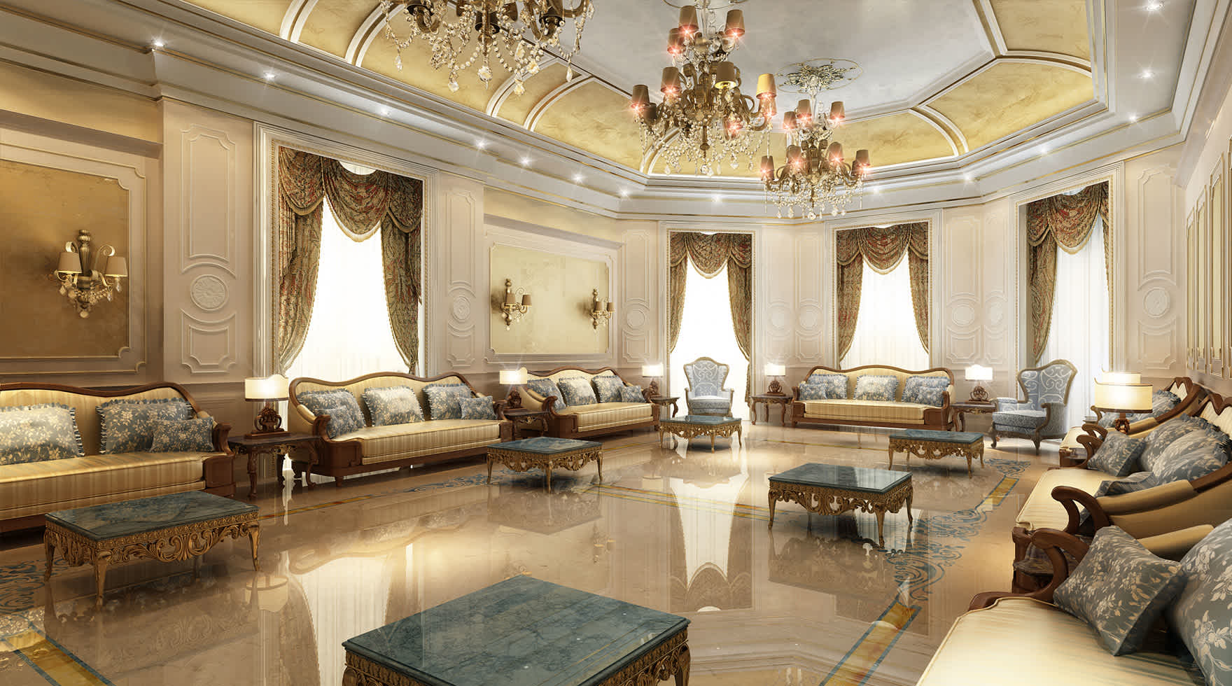 Modern Arabic Majlis Dubai | Custom made furniture in Dubai