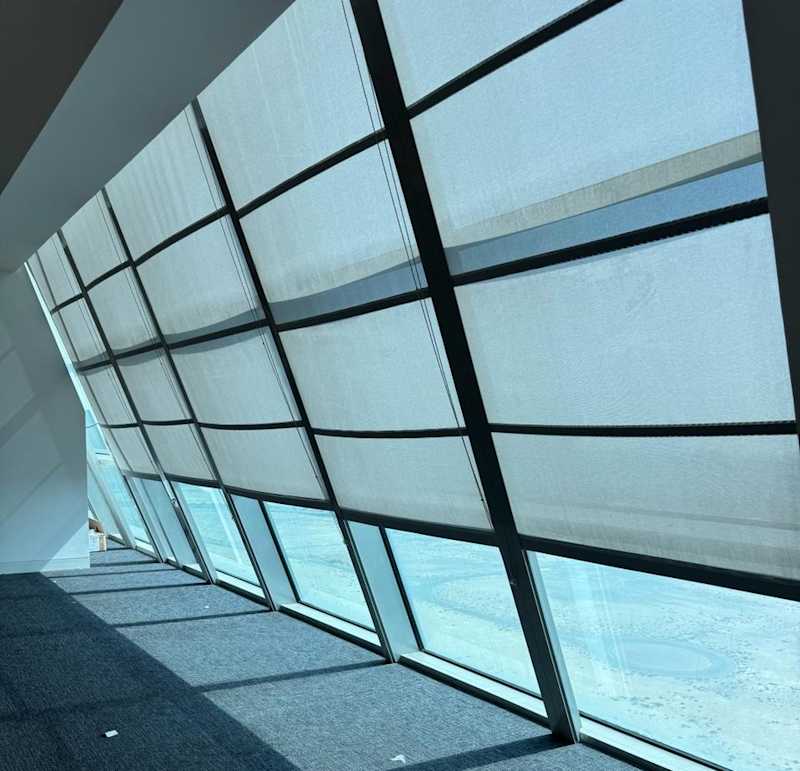 Office blinds in Dubai | Inclined window blinds