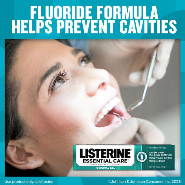 ESSENTIAL CARE® Fluoride Anticavity Toothpaste | LISTERINE®