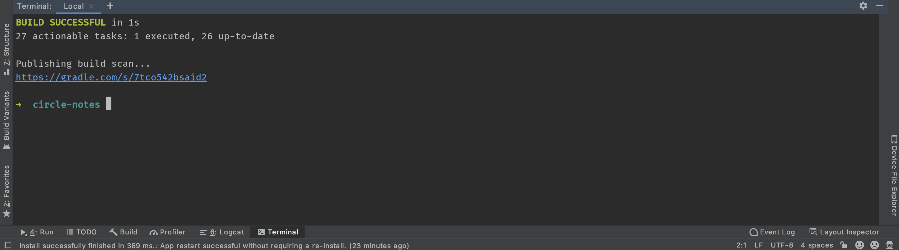 Using Gradle build scans in Android projects | CircleCI