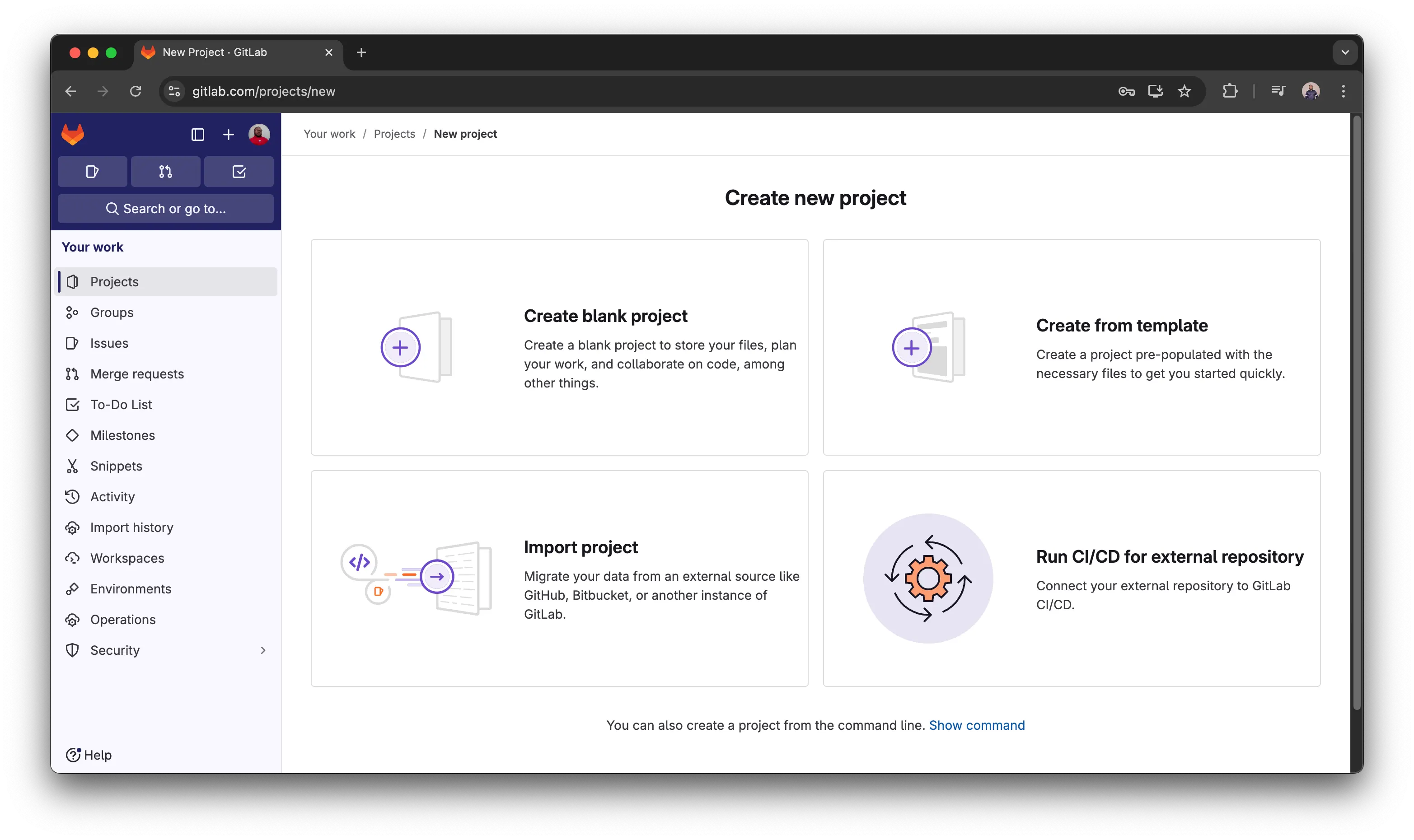 Pushing a project to GitLab - CircleCI