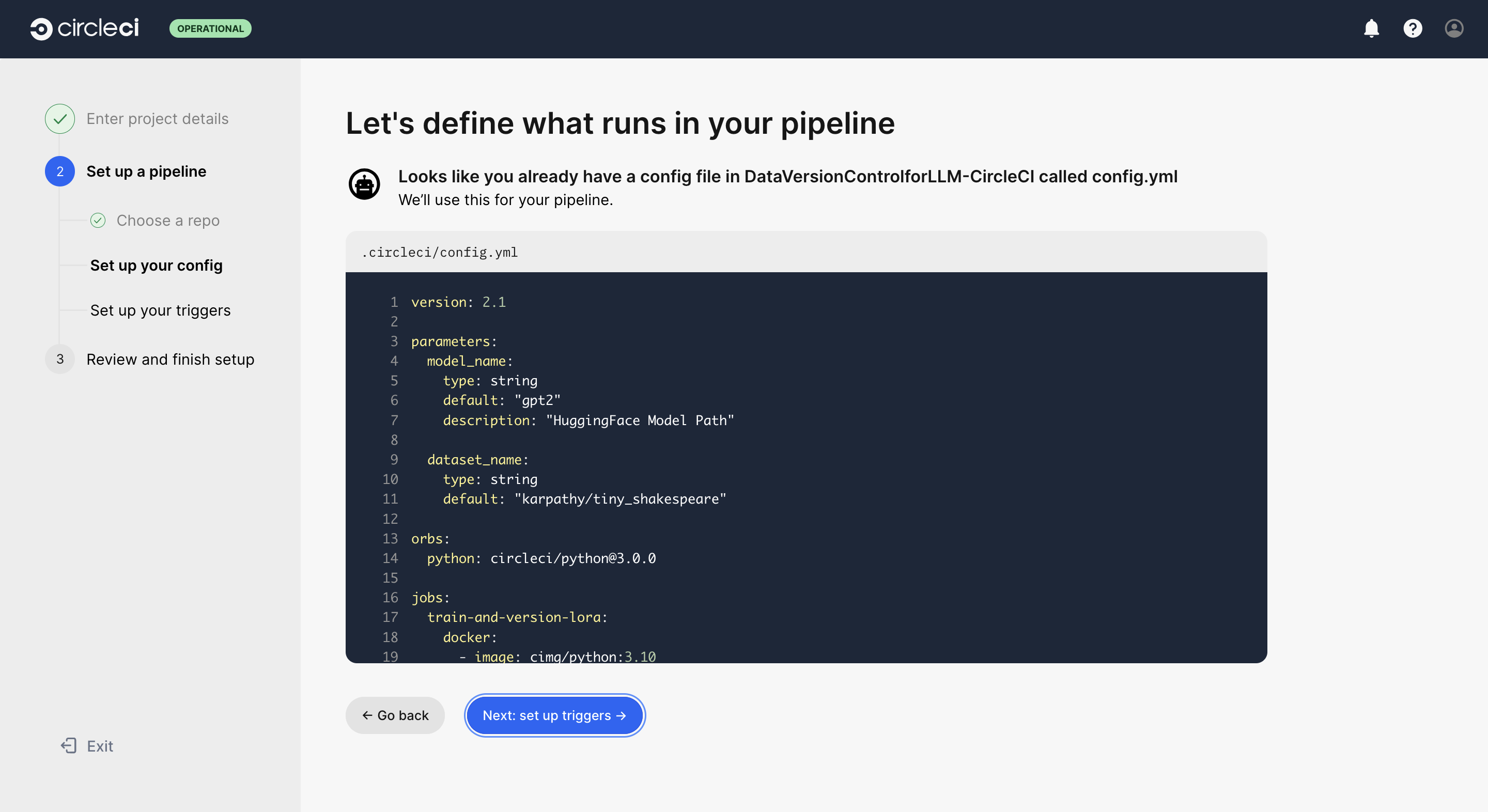 Automated version control for LLMs using DVC and CI/CD | CircleCI