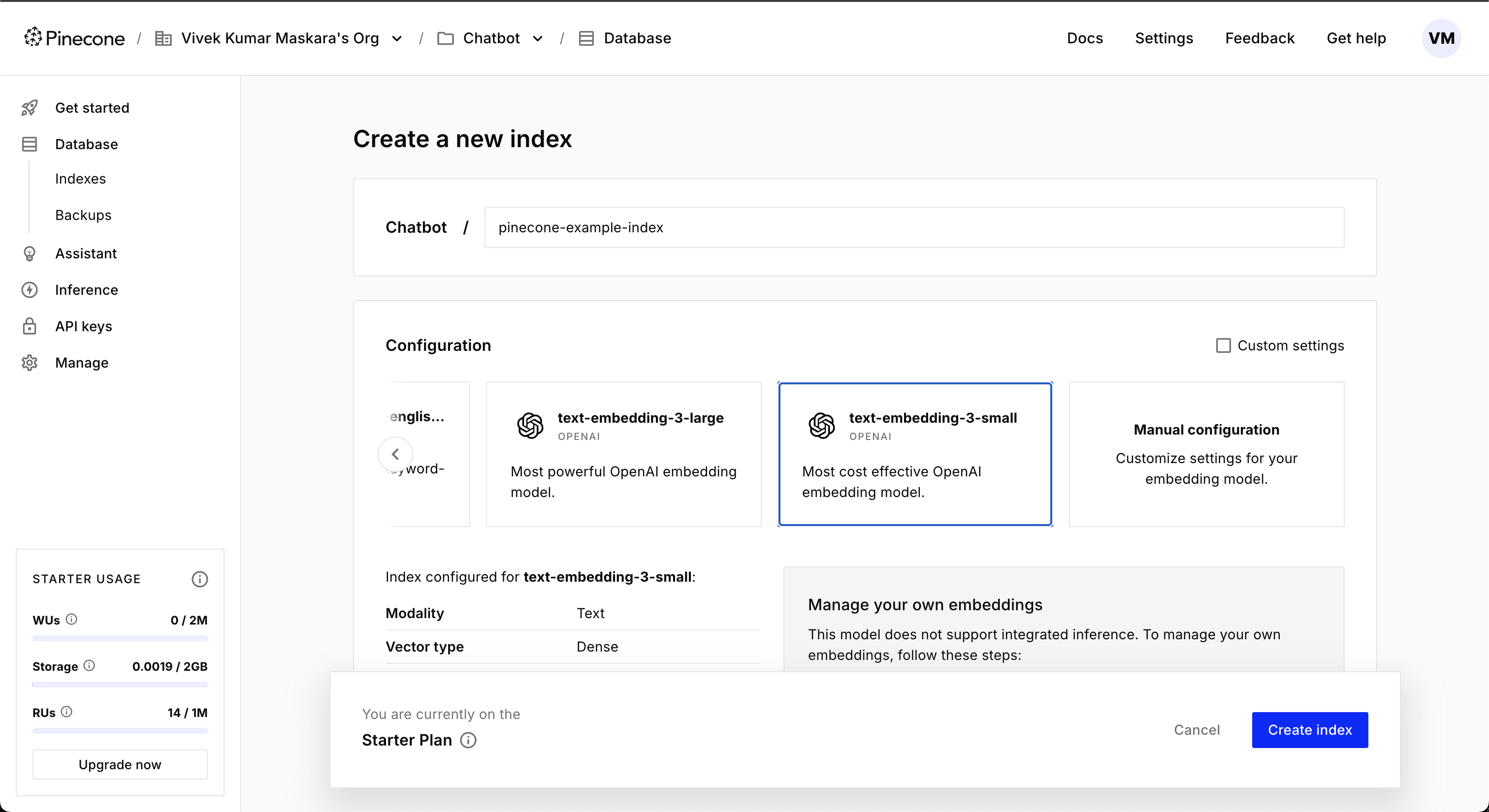 Build and deploy a Pinecone question answering RAG application | CircleCI