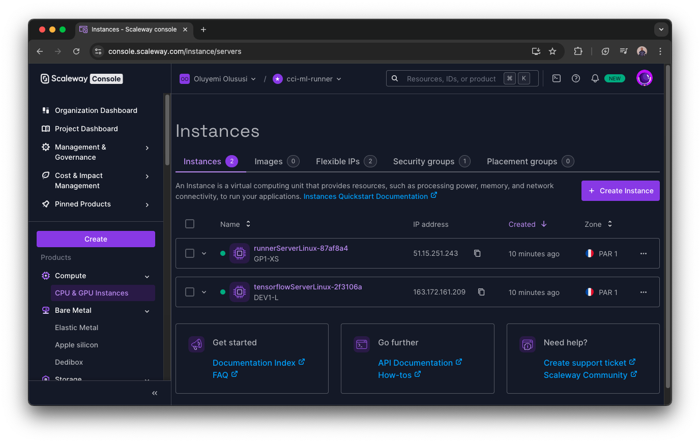Deploy and manage AI workloads on Scaleway infrastructure with CircleCI | CircleCI