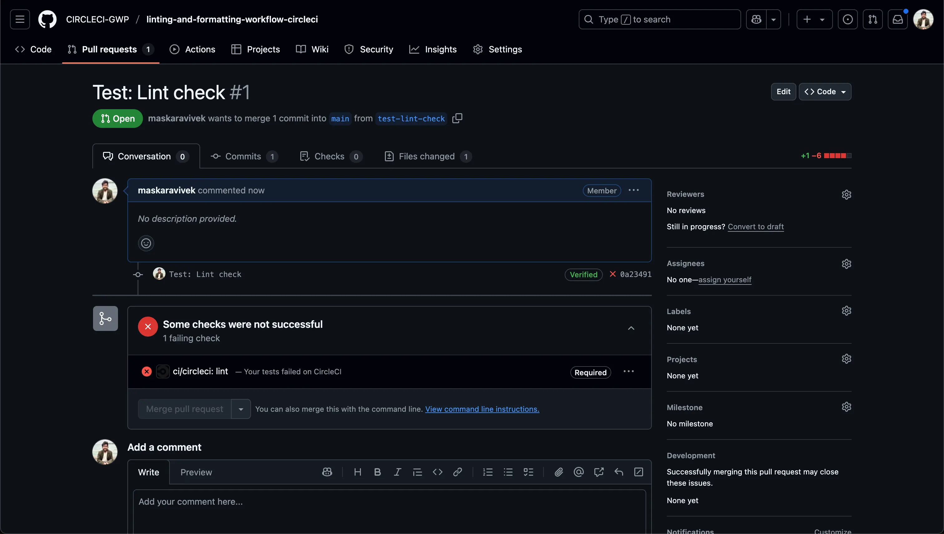 Add a linting and formatting workflow to your CI/CD pipeline using Eslint and Prettier | CircleCI